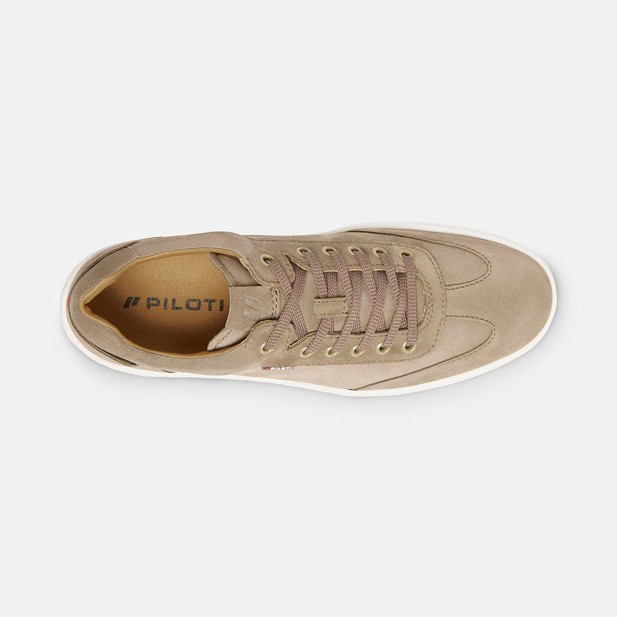 Men's Suede Shift Driving Sneaker - Stone