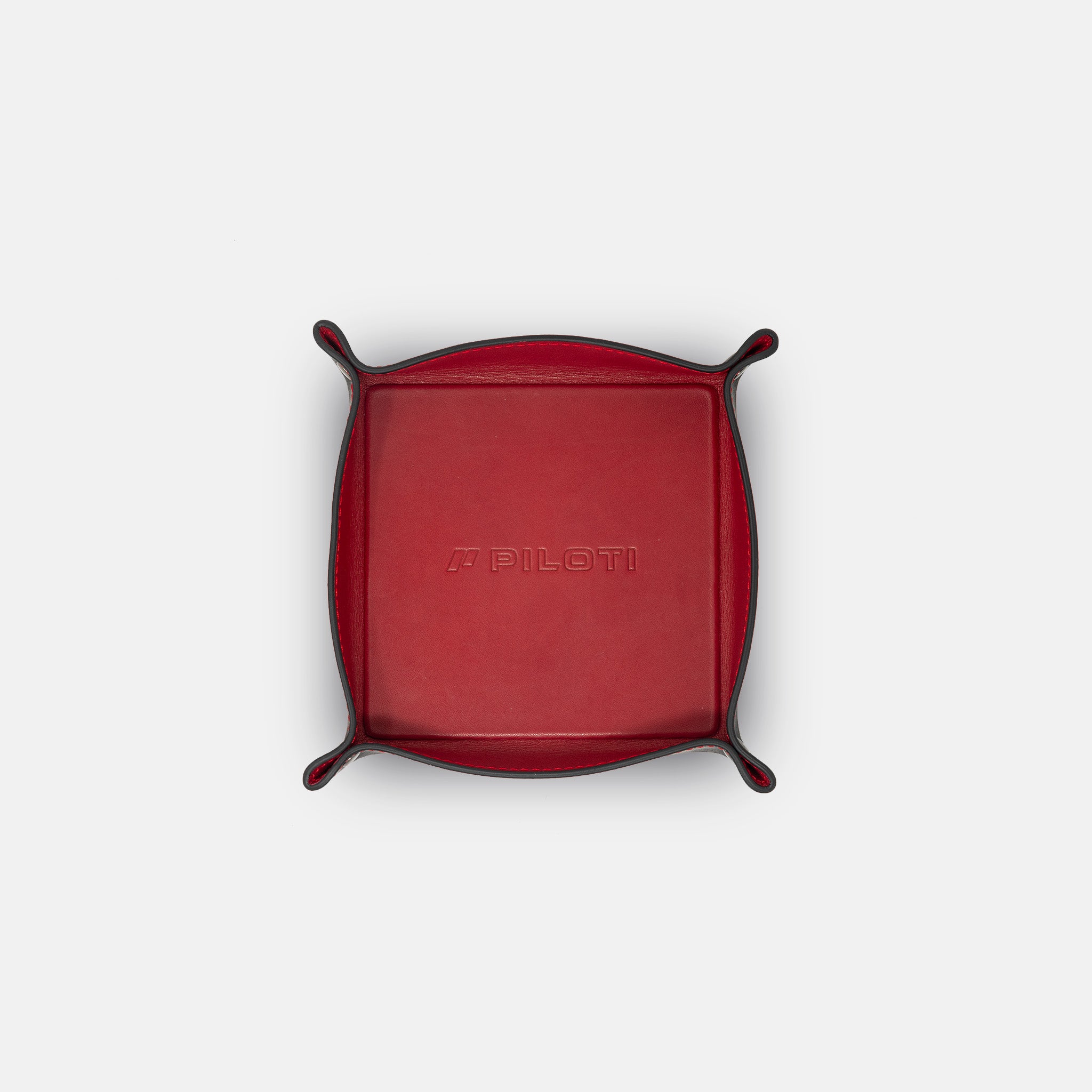 Valet Tray - Black/Red
