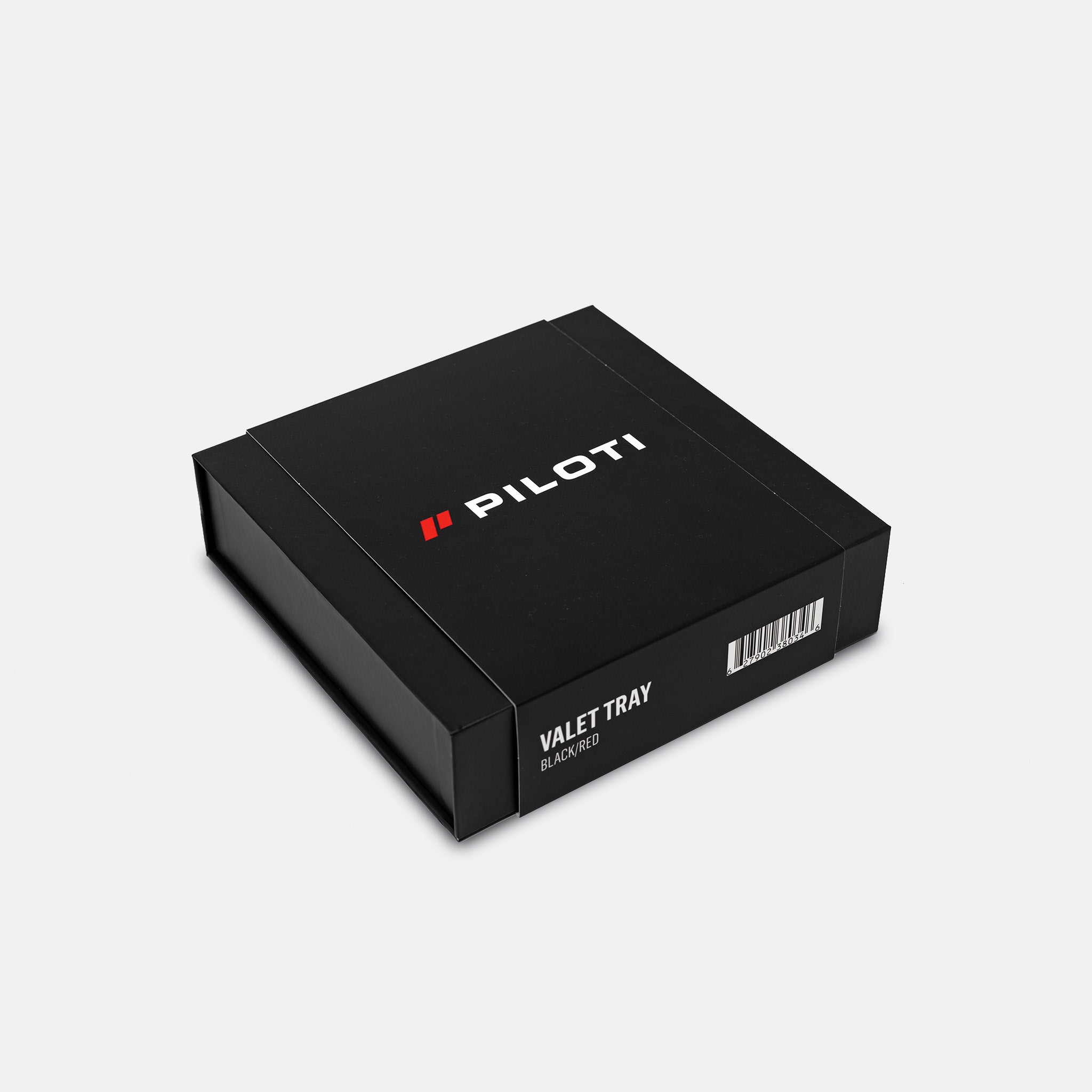 Valet Tray - Black/Red