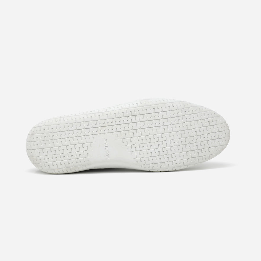 Men's Suede Shift Driving Sneaker - White